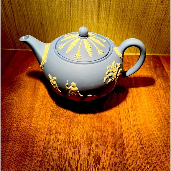 Wedgwood | Dining | Wedgwood Jasperware Ceramic Tea Pot Vintage Matte ...
